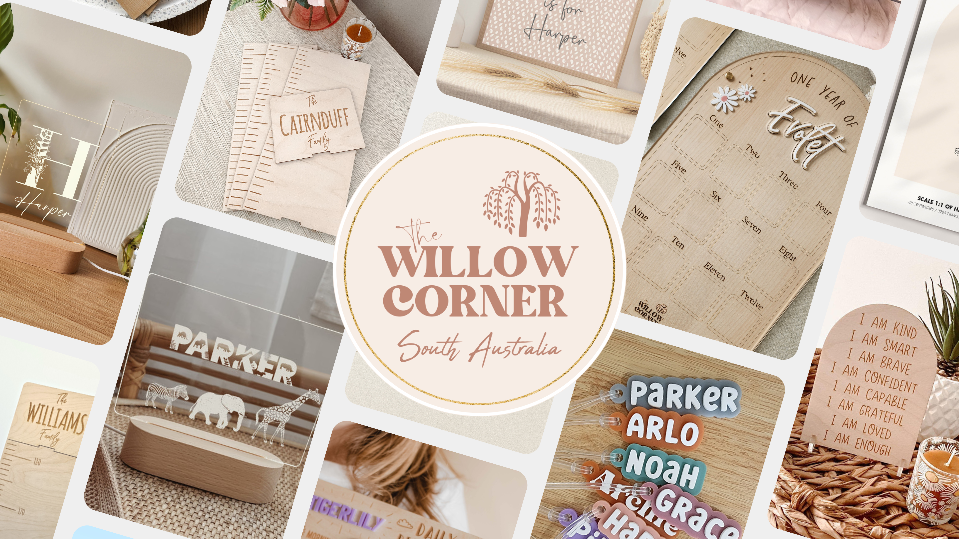 Personalised Night Lights - The Willow Corner